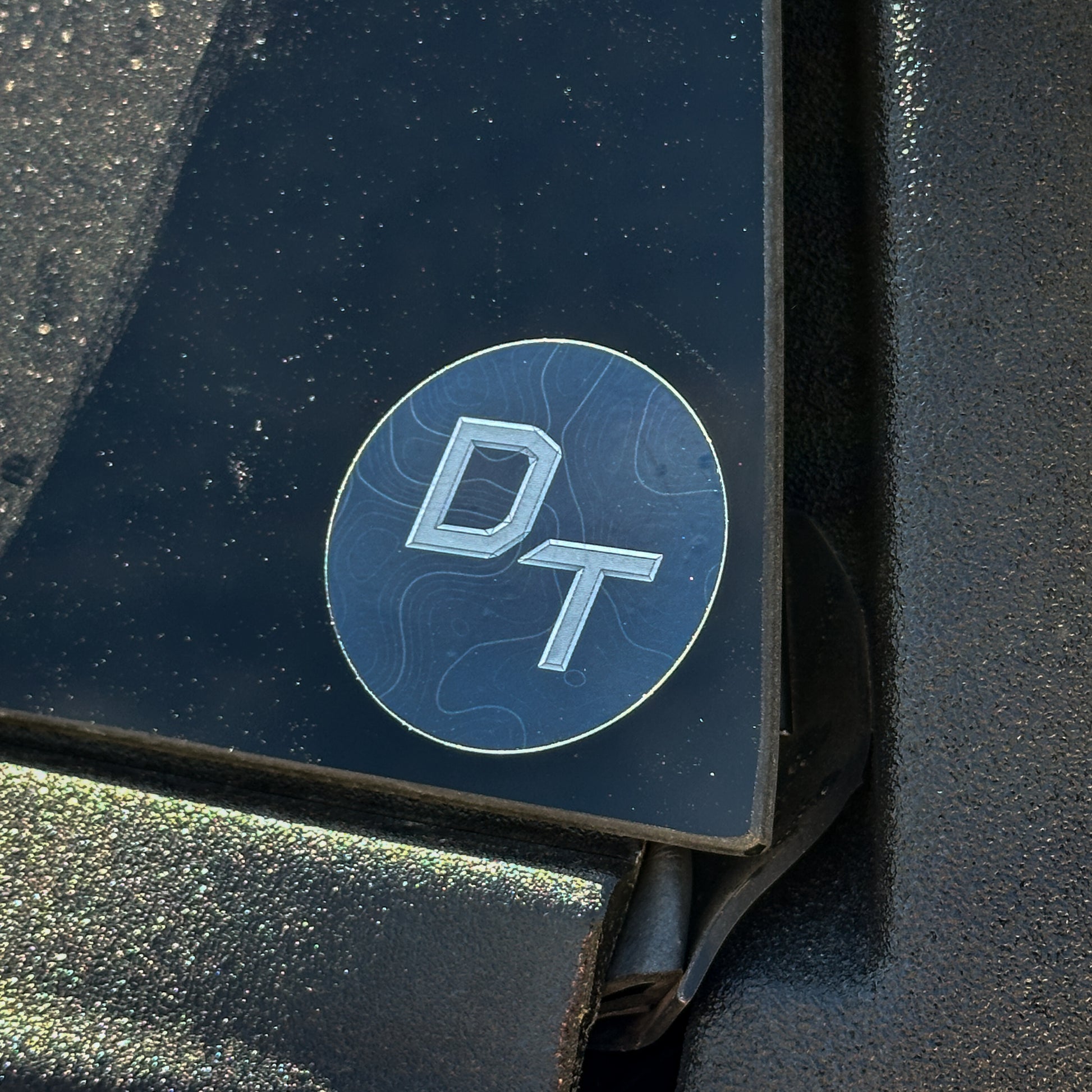 2" DT Topo Logo Sticker – DT Wrks